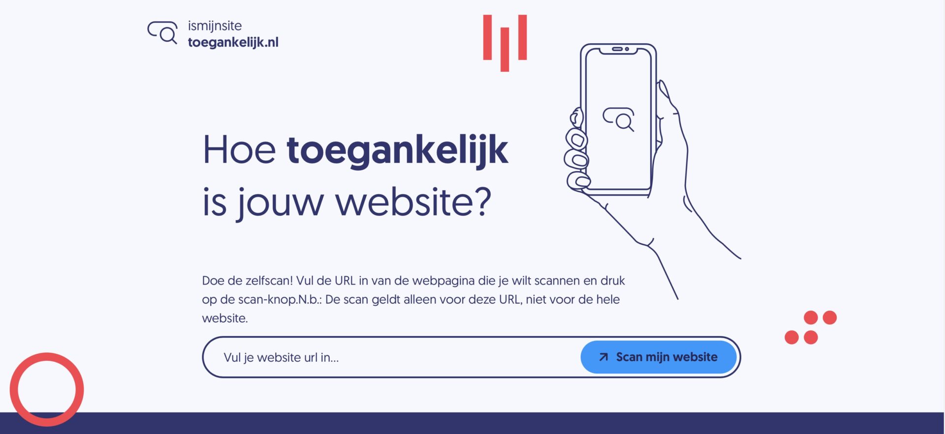 Zelfscan voor digitale toegankelijkheid ismijnsitetoegankelijk.nl ...